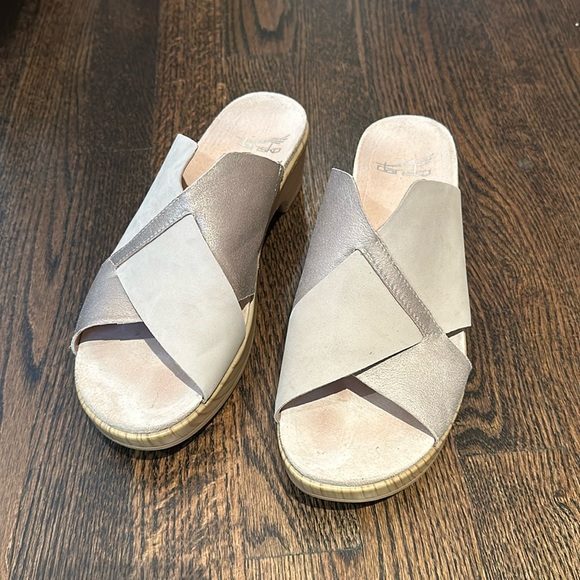 Dansko | Shoes | Dansko Slide Sandals Size 38 Worn Twice For An Event ...